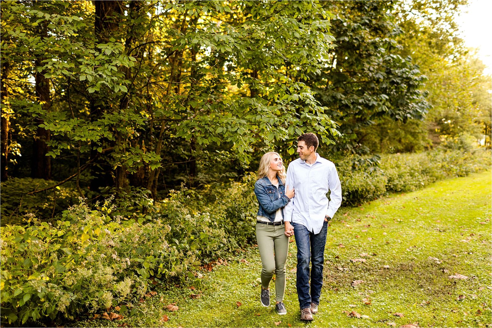 Matt & Laine: Funks Grove Nature Preserve Engagement Photos