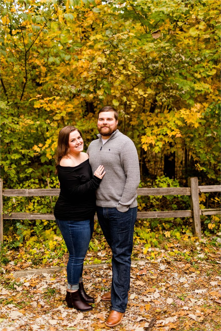 Daniel & Jenna: Humiston Woods Nature Preserve Anniversary Photos