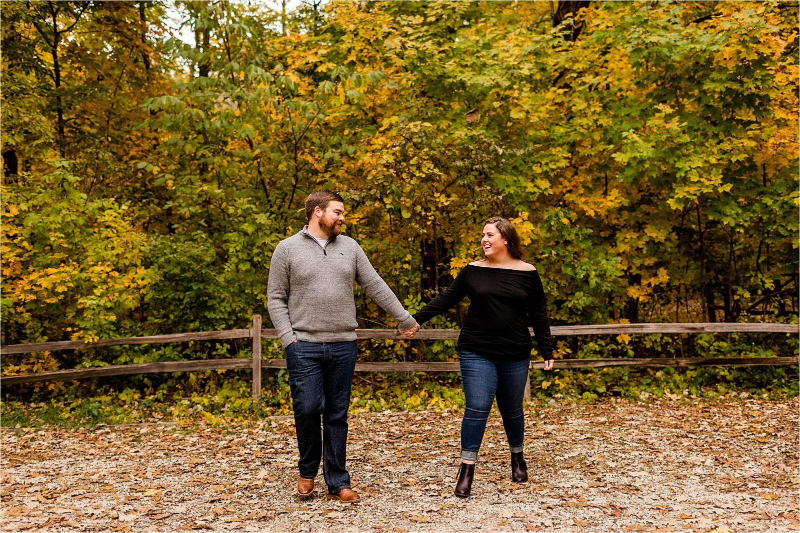 Daniel & Jenna: Humiston Woods Nature Preserve Anniversary Photos