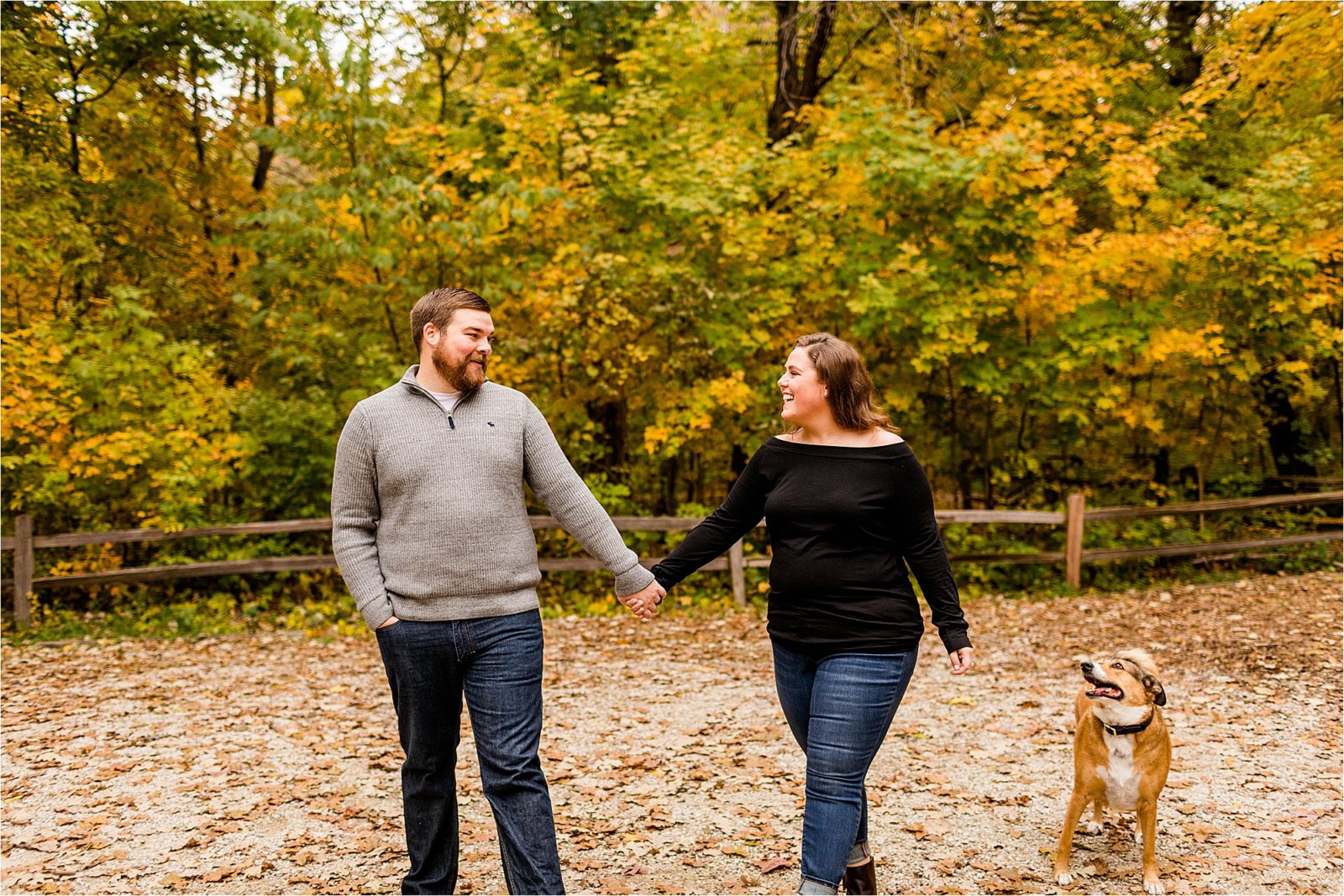 Daniel & Jenna: Humiston Woods Nature Preserve Anniversary Photos