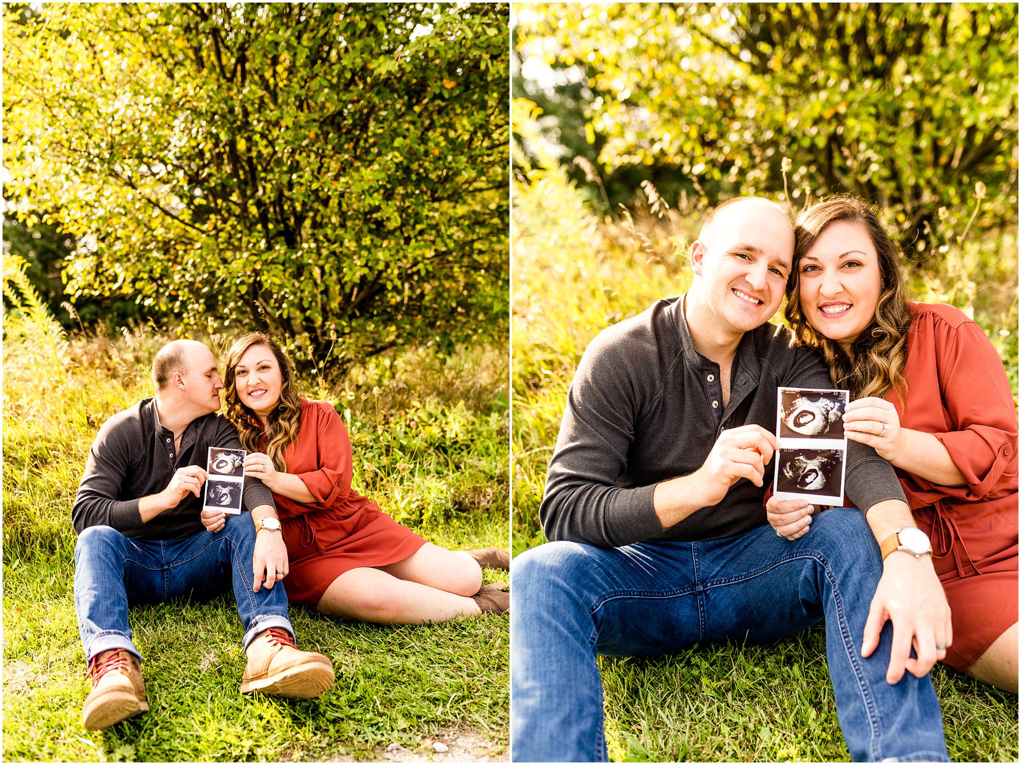 Jered & Jolene Pregnancy Announcement | Bloomington IL Photographers